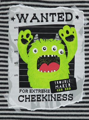 Wanted Poster Monster Top | Kids | George at ASDA