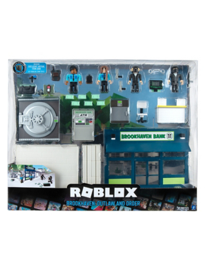 Roblox Brookhaven: Bank Outlaw and Order Playset | Toys & Character ...