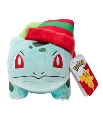 Pokémon Bulbasaur 8-Inch Plush with Striped Hat | Soft Toys | George at ...