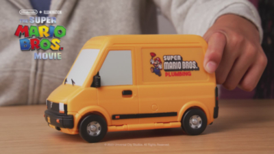 Super Mario Movie Mini Playset with Van Mario Figure | Toys & Character ...