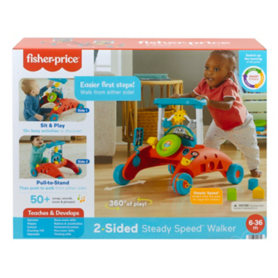 Fisher-Price 2-Sided Steady Speed Walker | Baby & Toddler Toys | George ...