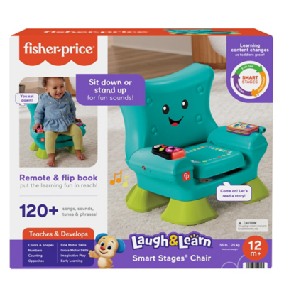 Fisher-Price Laugh & Learn Smart Stages Chair | Baby & Toddler Toys ...