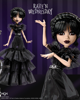 Monster High Rave'n Wednesday Doll | Dolls & Accessories | George at ASDA