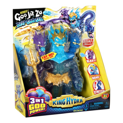 Heroes of Goo Jit Zu Deep Goo Sea Triple Goo King Hydra | Toys ...