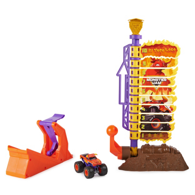 Monster Jam 1:64 El Toro Loco Big Air Challenge Playset | Toys ...