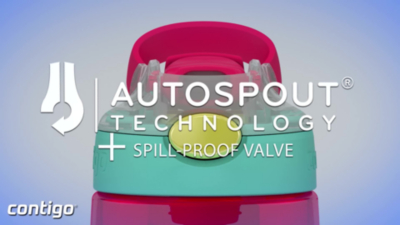 Gizmo Flip AUTOSPOUT Kids Water Bottle Cherry with Cat | Home | George ...