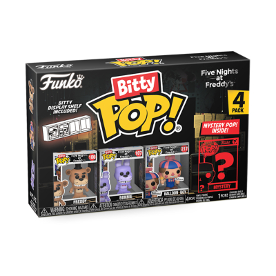 Funko Bitty POP: FNAF- Freddy 4 Pack | Toys & Character | George at ASDA