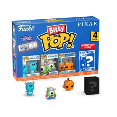 Bitty POP: Pixar- Monsters Inc. - Pack of 4 | Toys & Character | George ...