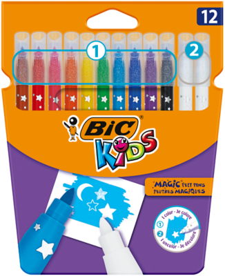 BIC Kids Magic Felt Pens - 12 Pack | School | George at ASDA