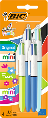 BIC 4 Colours Family - 4 Pack | School | George at ASDA