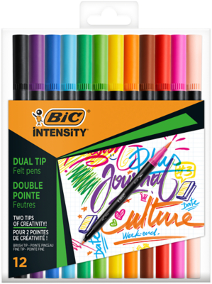 BIC Intensity Dual Tip - 12 Pack | School | George at ASDA
