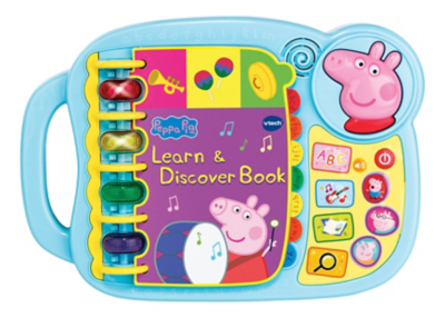 Vtech Peppa Pig: Learn & Discover Book | Toys & Character | George at ASDA