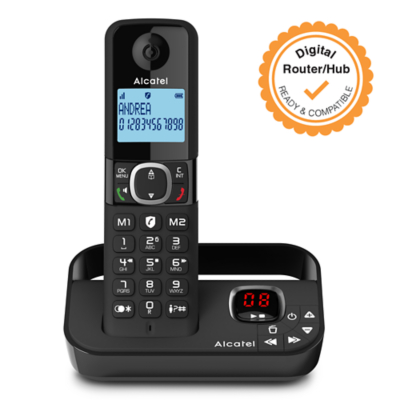 Alcatel F860 DECT Telephone with Answermachine & Smart Call Block ...