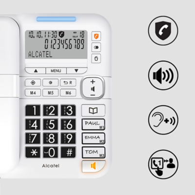 Alcatel TMAX 70 Big Button Corded Phone | Electricals | George at ASDA