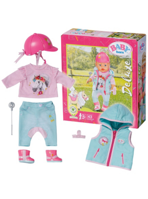 BABY born Deluxe Riding Outfit 43cm | Toys & Character | George at ASDA