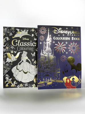 Disneyland and Classic Disney Colouring Book Bundle | School | George ...