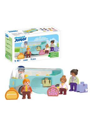 PLAYMOBIL 71682 JUNIOR: Airport Shuttle Bus | Toys & Character | George ...