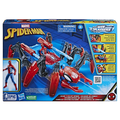 Marvel Spider Man Crawl N Blast Spider Toy | Toys & Character | George ...