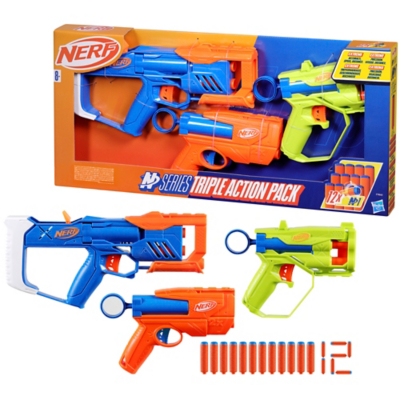 Nerf N Series Triple Action Pack | Toys & Character | George at ASDA