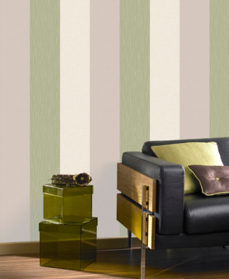 Superfresco Green Stripe | Paint & Wallpaper | ASDA direct