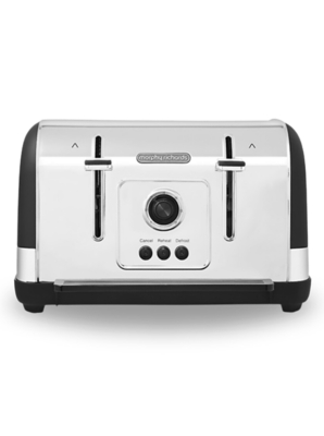 Morphy Richards Black Venture 4 Slice Toaster | Electricals | George at ...