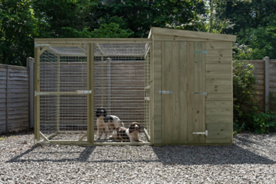Forest Garden Large Dog Kennel & Run | Outdoor & Garden | George at ASDA