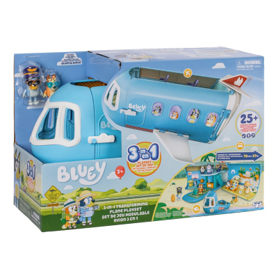BLUEY S11 3-IN-1 AIRPLANE PLAYSET | Toys & Character | George at ASDA