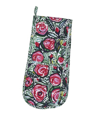Ulster Weavers Rose Garden 100% Cotton Double Oven Glove | Home ...