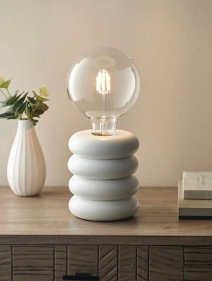 Timo White Bulbholder Lamp | Home | George at ASDA