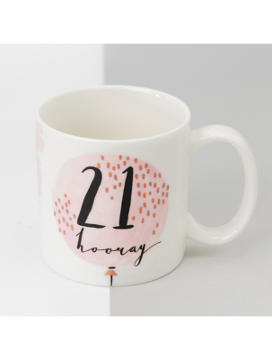 Celebrations 21 - Birthday Mug | Home | George at ASDA