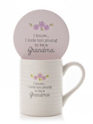 Celebrations Grandma Mug & Coaster Set | Home | George at ASDA