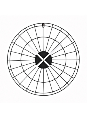 Hometime Wire Wall Clock 50cm | Home | George at ASDA