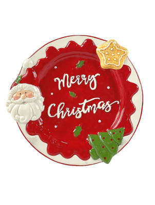 The Seasonal Gift Co Christmas Plate 22.5cm | Home | George at ASDA