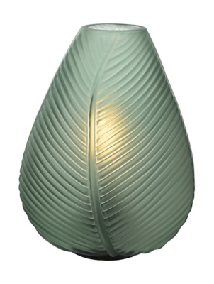 Hestia Battery Operated Glass Lamp Green 14cm x 18cm | Home | George at ...