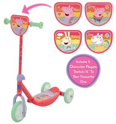 Peppa Pig Switch It Multi Character Tri Scooter | Toys & Character ...