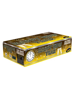 Standard Happy New Year Single Ignition Firework - 146 Shots ...