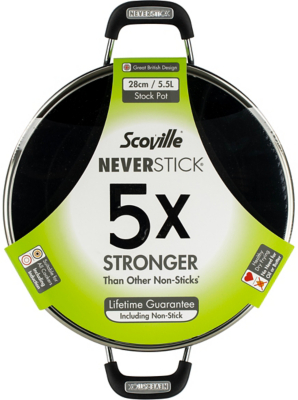 Scoville Neverstick 28cm Stock Pot | Home | George at ASDA