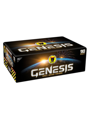 Black Cat Genesis Single Ignition Firework - 90 Shots | Collections ...