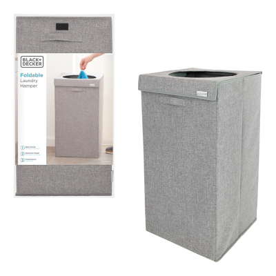 Black and Decker Foldable Square Laundry Hamper | Home | George at ASDA