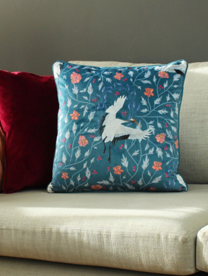 Paoletti Georgiana Botanical Cushion | Home | George at ASDA