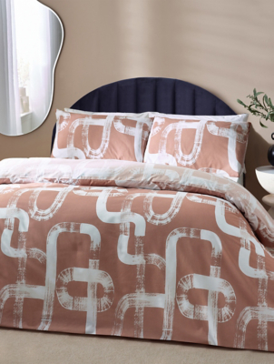 Hoem Tuba Geometric Cotton Rich Duvet Cover Set | Home | George at ASDA
