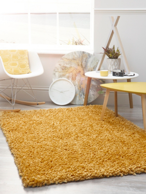 Yellow Wooden Tripod Floor Lamp | Home | George at ASDA