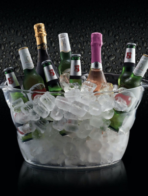 BarCraft Acrylic Large Oval Drinks Cooler | Home | George at ASDA