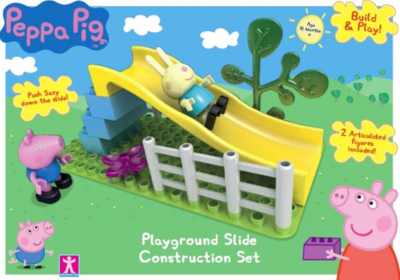 Peppa Pig Construction Slide Playground Set | Kids | George at ASDA
