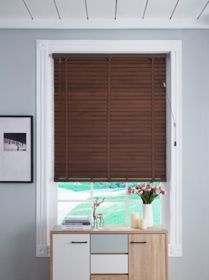 Homemaker Walnut 50mm Wood Blind | Home | George at ASDA