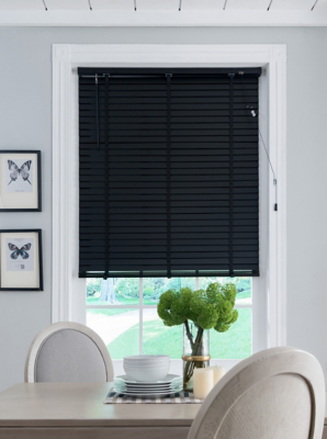 Homemaker Black 50mm Wood Blind | Home | George at ASDA