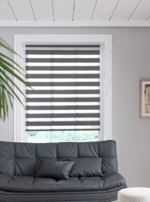 Homemaker Slate Grey Night & Day Roller Blind | Home | George at ASDA
