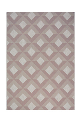 Pink Diamond Indoor & Outdoor Flatweave Rug - 120x170 cm | Home ...
