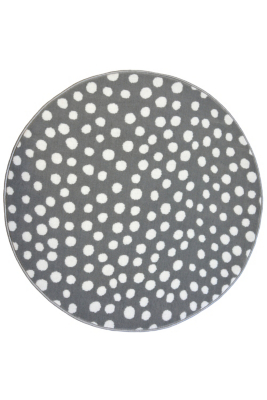 Grey Polka Dot Circle Rug | Home | George at ASDA
