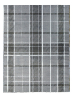 Homemaker Grey Check Rug | Home | George at ASDA